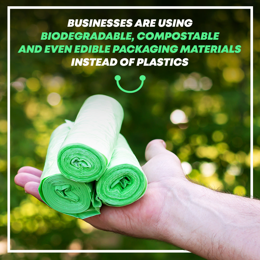 Biodegradable Compostable Packaging, Edible Plastic Bags Packaging