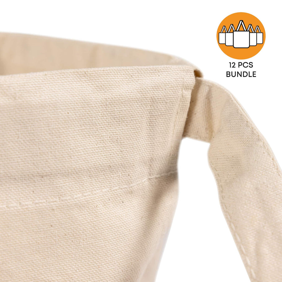 12 ct Two Tone Canvas Sport Backpacks / Wholesale Drawstring Bags - By