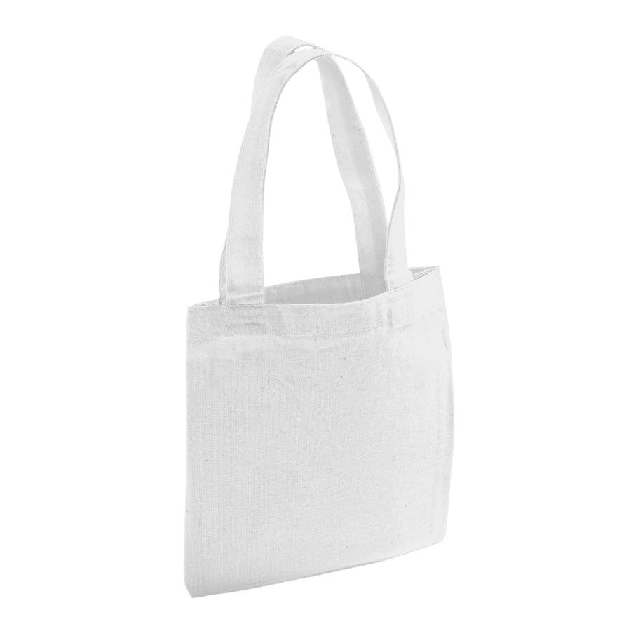 6" MINI Cotton Tote Bag with Fabric Handles,Promotional mini tote bags
