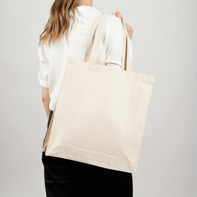 Heavy Shopper Canvas Tote Bags With Full Gusset - TF230