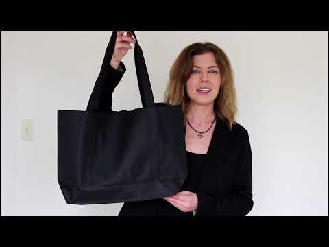 Sturdy Shopping Tote Bags Solid With PVC Backing