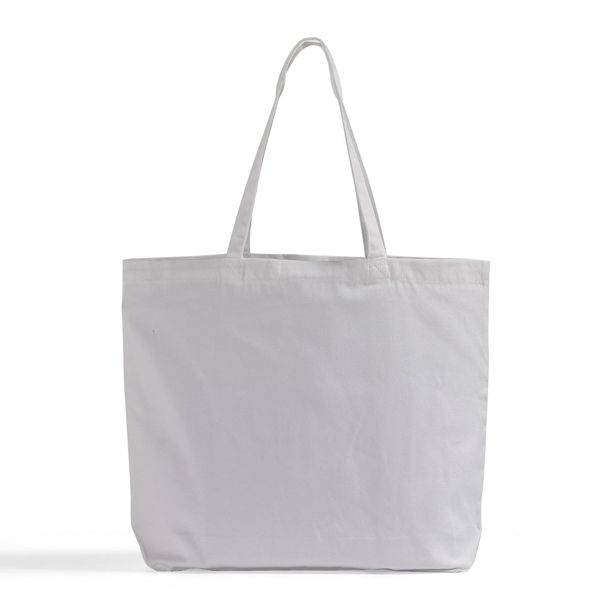 Large 100% Polyester Canvas Sublimation Tote Bags White - SB219