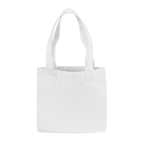 6" MINI Cotton Tote Bag with Fabric Handles,Promotional mini tote bags