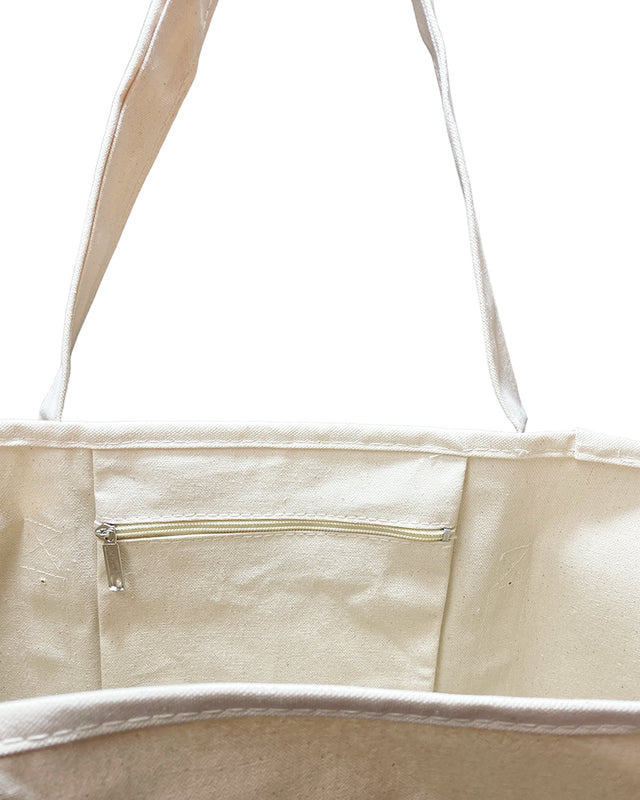 Medium Size Heavy Canvas Deluxe Tote Bag, Canvas Beach Bags